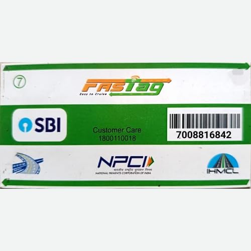 SBI Toll Plaza Sticker for Four Wheeler| Toll Plaza Seamless Payment ...