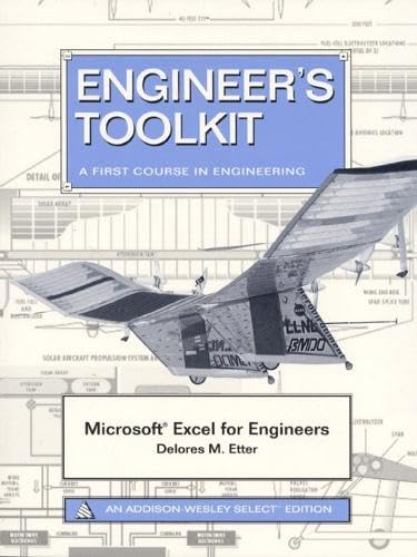 Microsoft Excel for Engineers: Etter, D. M.: 9780805365368: Amazon.com ...
