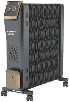 Havells 13 Fin Hestio Wave Fin OFR (Oil Filled Radiator)|Room Heater ...