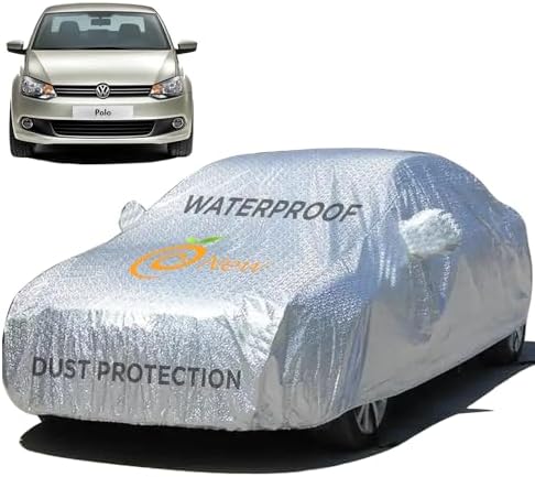 FABTEC Car Body Cover Compatible With Volkswagen Polo With Mirror ...