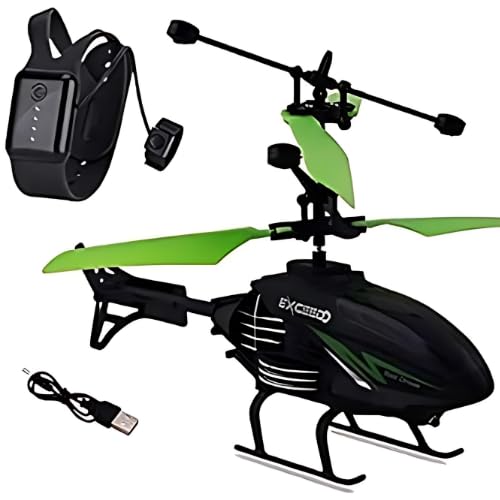 Buy Mashes Rechargeable Watch-Controlled Helicopter Toy for Kids ...