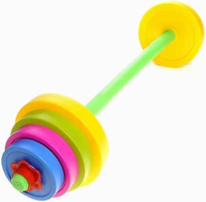 Amazon.com: PowerTRC Barbell Kids Weight Set - Adjustable Toddler ...