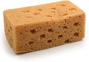 Amazon.co.jp: XYWHPGV 車の自動車のための茶色の長方形の形の滑り止めスポンジウォッシュクリーナークリーニングツール ...