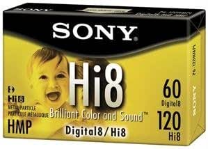 Amazon.com: Sony Hi8 HMP - Hi8 tape - 1 x 120min : Electronics