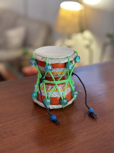 Snapklik.com : Handmade Wooden & Leather Classical Indian Folk Dumroo ...