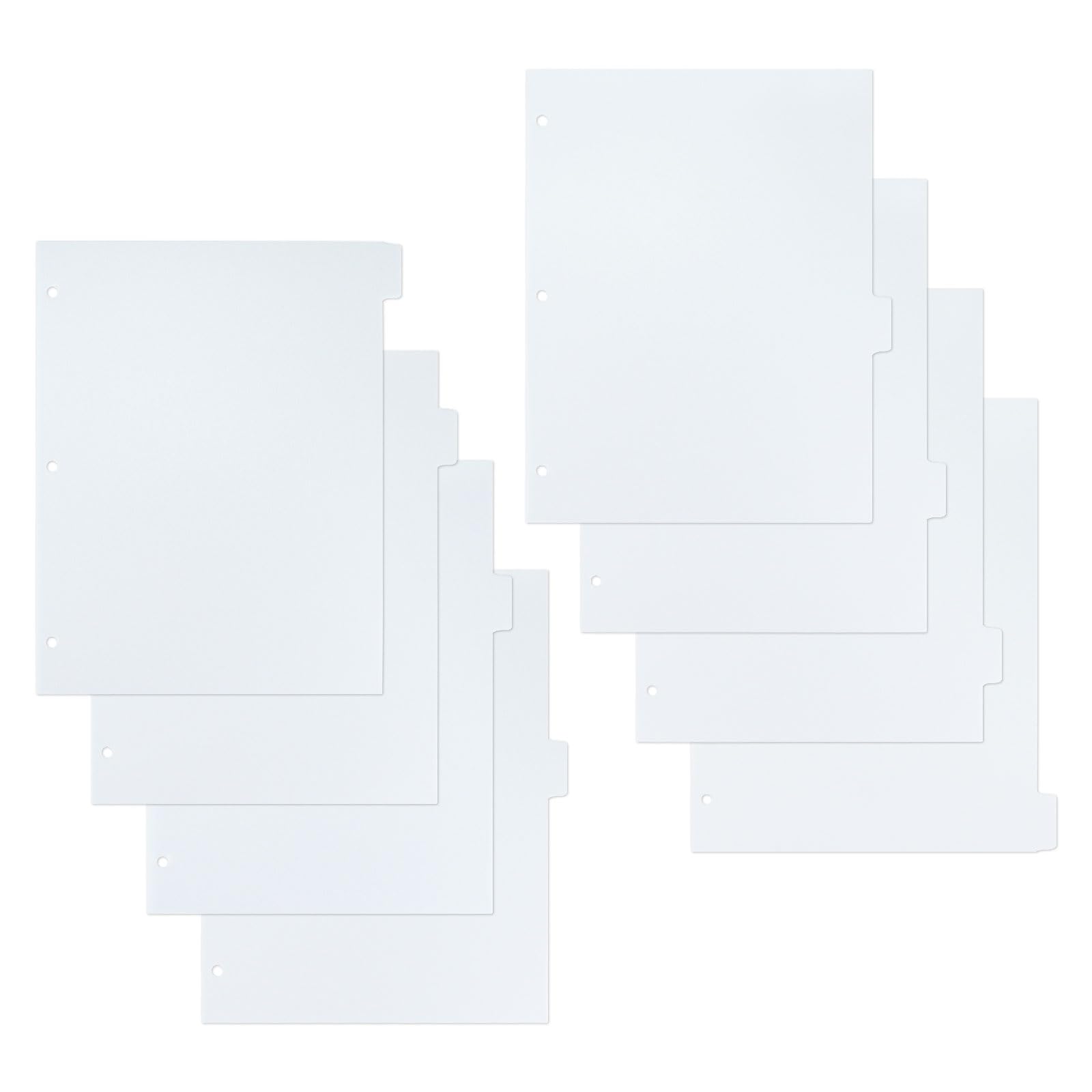 Snapklik.com : Pink 8-Tab Durable Plastic Dividers For 3 Ring Binder, 8 ...