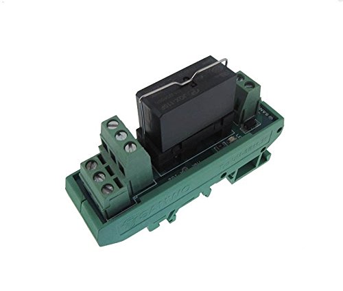 1 Channel 24VDC DPDT Relay Board PLC DIN Rail Mounting: Amazon.com ...