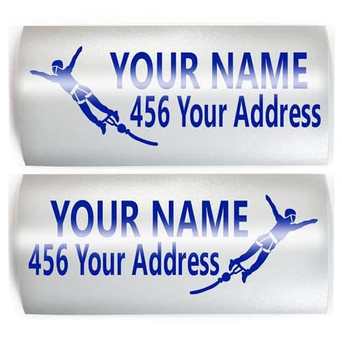 Amazon.com: MAILBOX Bungee Jumping Set of 2 Decals - Add Your CUSTOM ...