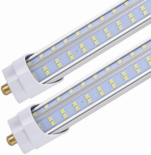 BSK.BESTKA 10PCS,8 FT LED Bulbs, 120W 18000lm 5000K Daylight, Super ...