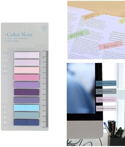 SHUTTLE ART Sticky Book Tabs, Book Markers, Repositionable Book Flags ...