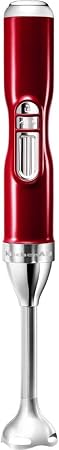 KitchenAid 5KHB3581BCA Artisan Cordless Hand Blender Set Candy Apple ...