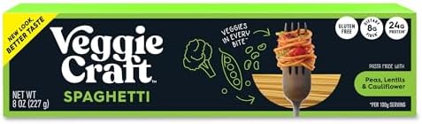 Amazon.com : Veggiecraft Farms Spaghetti Pasta - Gluten Free, Thin ...