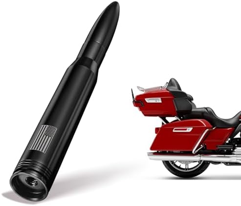Amazon.com: SZSAUTO American Flag Motorcycle Short Antenna for 1989 ...