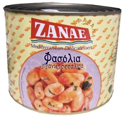 Amazon.com : Giant Butter Beans in Tomato Sauce (Zanae) 2000g (4lb 6oz ...