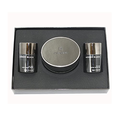 Amazon.com : Etienne Aigner Aigner Black Gift Set for Men (Eau De ...