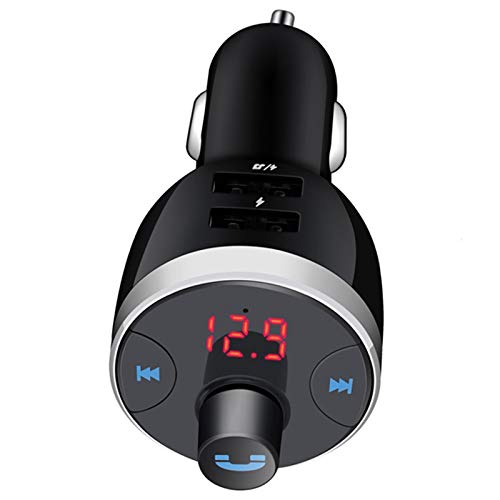 Generic Bluetooth V4.2 Car Fm Transmitter Wireless Radio Adapter Mp3 ...