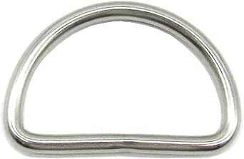 Amazon.com: PEPRMROE Metal D Ring, 4 Pcs 2 inch Stainless Steel Welded ...