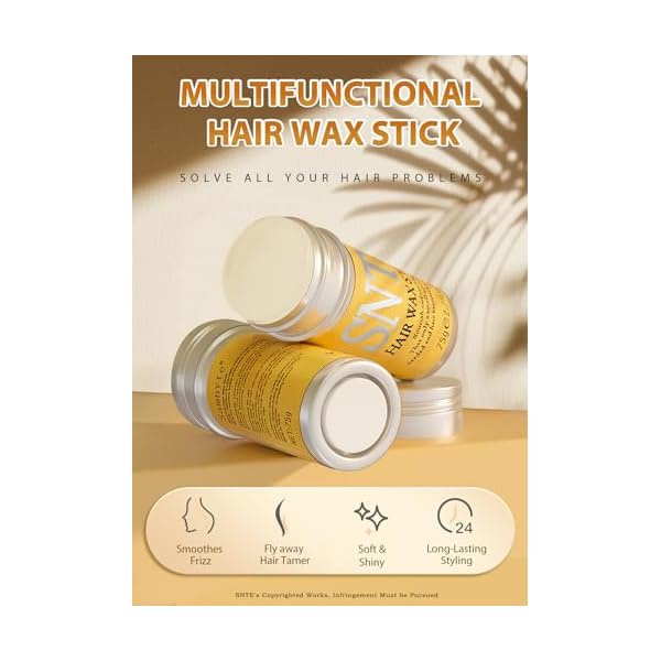 Hair Wax Stick, Wax Stick for Hair Wigs Edge Control Slick Stick Hair ...