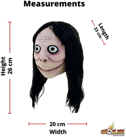 Amazon.com: Ghoulish Productions Momo Latex Mask, Momo Mask. Momo Mask ...