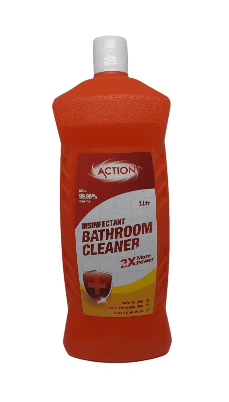 ACTION Disinfectant Bathroom Cleaner 1L : Amazon.in: Health & Personal Care