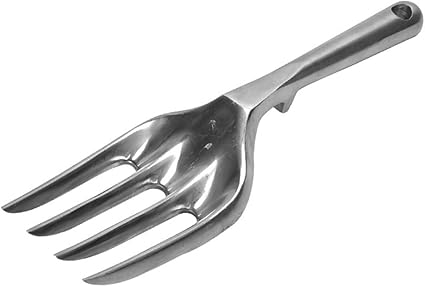 Amazon.com : lasenersm 1 Piece Garden Fork Aluminum Alloy Hand Weeder ...
