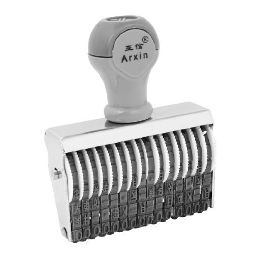 Alcoa PrimeGray Rubber Band 15 Digits Revolving Numbering Seal Machine ...