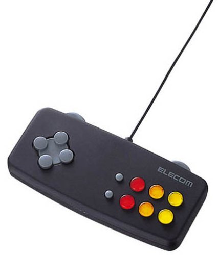 Amazon.com: Elecom JC – u810bk 10 Buttons USB Gamepad (Black ...