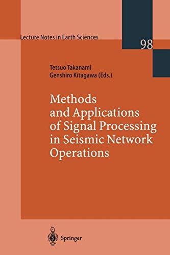Ebook – Methods and Applications of Signal Processing in Seismic Network Operations 1 Edition ...