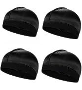 Amazon.com: 2PCS Silky Stocking Wave Cap for Men, Good Compression Over ...