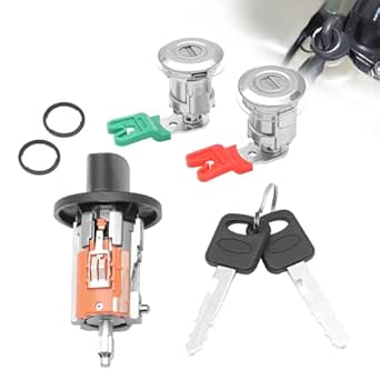 Amazon.com: Ignition Switch Door Lock Cylinder Kit for Ford, Ignition ...