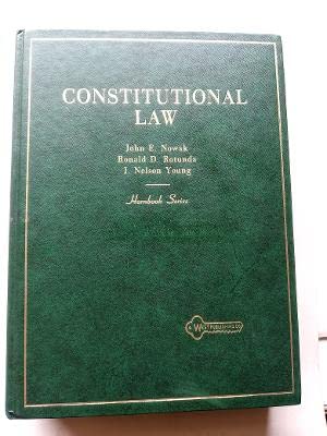 Handbook on constitutional law (Hornbook series): Nowak, John E: Amazon ...