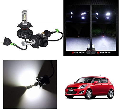 Trigcars Maruti Suzuki Swift 2013 Car LED Headlights 2 Bulbs 8000LM ...