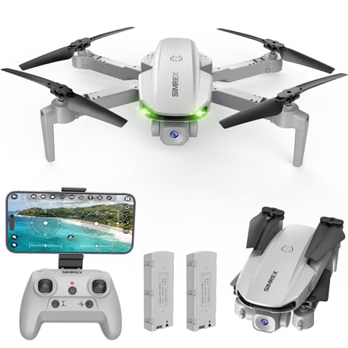 SIMREX X800 Drone with Camera for Adults Kids, 1080P FPV Foldable ...