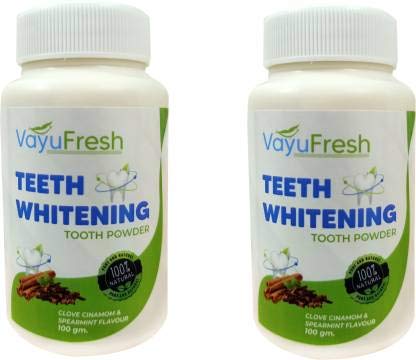 VALAM CREATION™ Vayu Nature vayu fresh Activated Teeth Whitening Powder ...