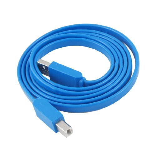 BIG BOOM® 1. 5M USB Type A to USB B Printer Extension Cable Cord Blue ...