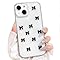 Amazon.com: NITITOP Compatible with iPhone 13/14 / 15 Case Clear Cute Sparkly 3D Bow Bling ...