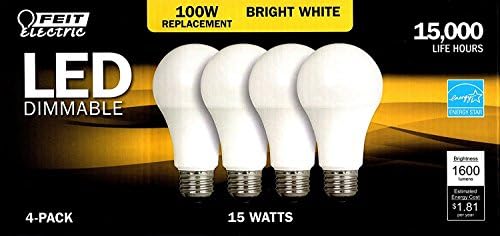 100 watt Dimmable Led bulbs 4 pack - Amazon.com