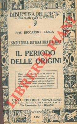 Amazon.com: I secoli della letteratura italiana. Il periodo delle ...