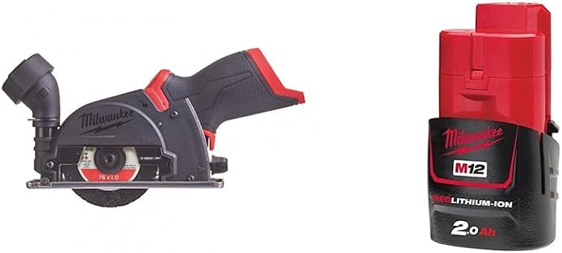 Milwaukee M12FCOT-0 M12 FCOT-0 Fuel Cut Off Tool 12V Bare Unit & M12B2 ...