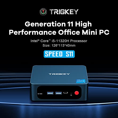 Snapklik.com : TRIGKEY Mini PC OS Desktop Intel I5-11320