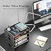 JOPOO Office File Tray, A4 Desk Tidy Organiser, 4 Tier Document/Paper ...