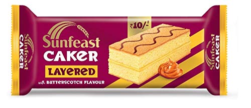 Sunfeast Caker Layered with Butterscotch Flavour, 25g : Amazon.in ...