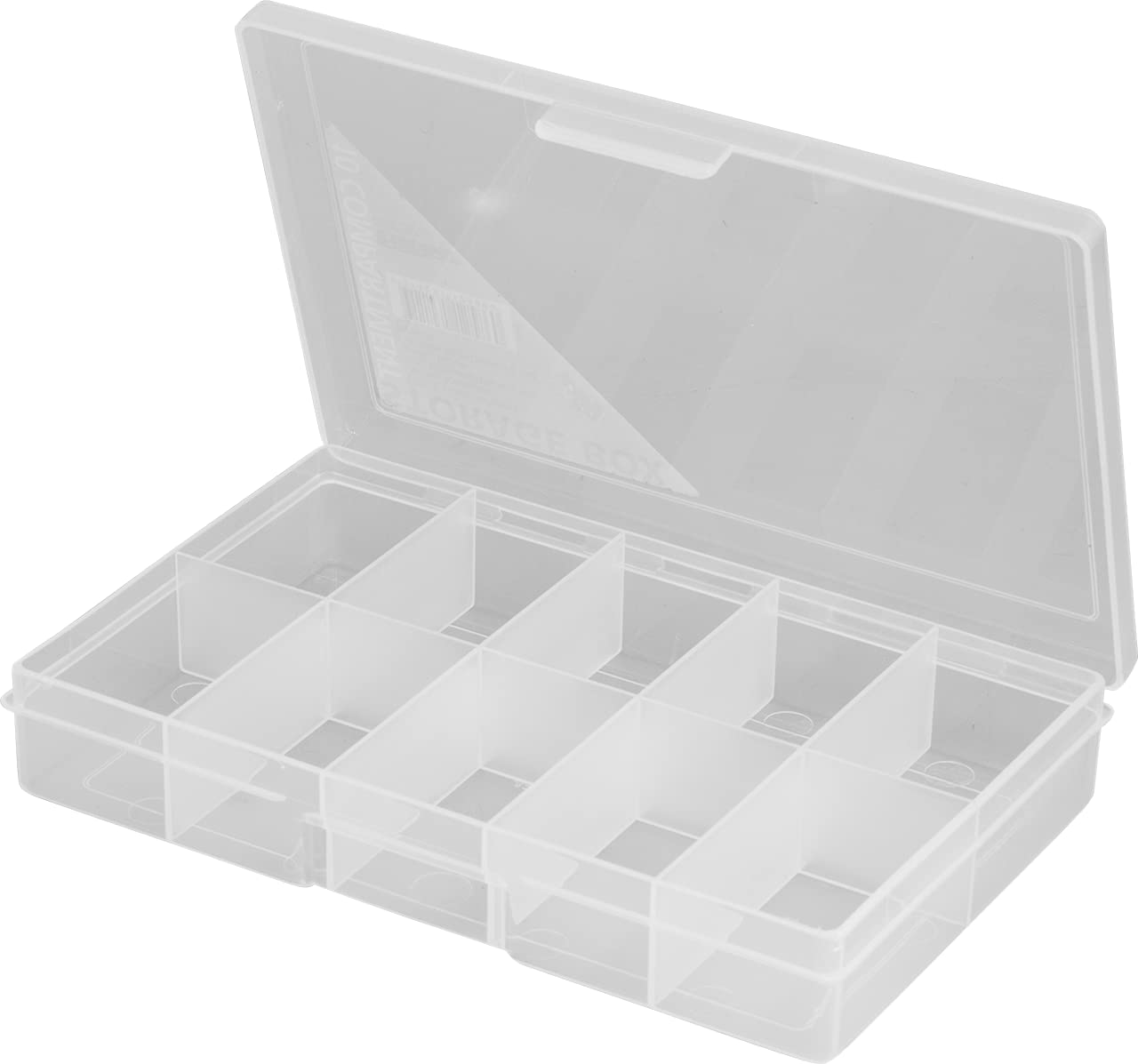 Fischer Plastic 1H033 10 Compartment Storage Box: Baskets & Bins ...