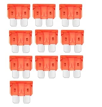 Edinstry 10PCS 40A Blade Fuses 40 Amp ATC/ATO/APR Standard Auto Fuse ...