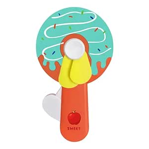 Buy SAJANI Kids Donut Shape Portable Hand Press Fan Toy, Donut Design ...