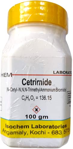 ISOCHEM Cetrimide (100GM) Assay 98% Min : Amazon.in: Industrial ...