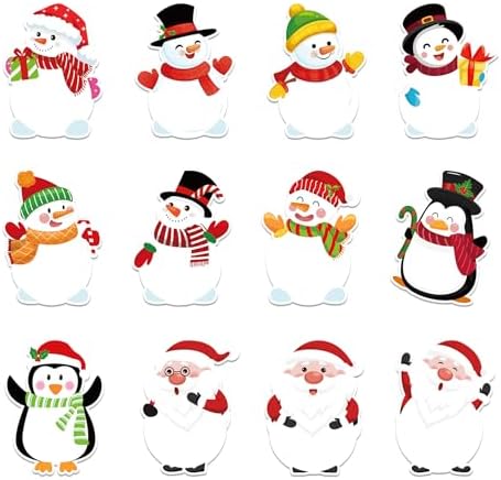 Amazon.com : GLKTOPO 12 Styles 240 Pages Christmas Sticky Notes ...