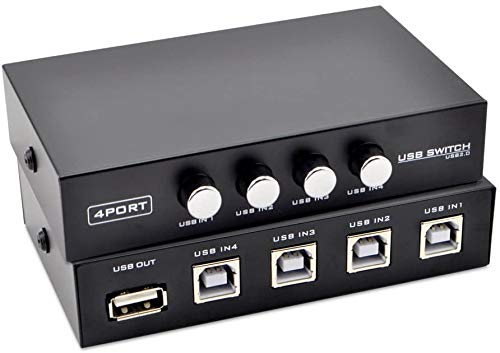 Rts™ USB 2.0 Selector Switch for PC Share 1 USB Device Like Printer ...