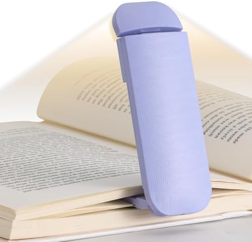 HEMONNKAM Book Reading Light, Rechargeable Clip on Booklight, Eye ...