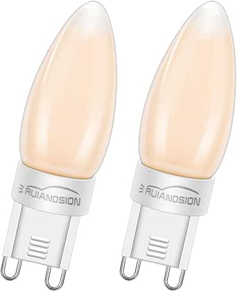 Ruiandsion G9 LED Floor Lamps Dimmable 2200K Warm White AC220-240V ...